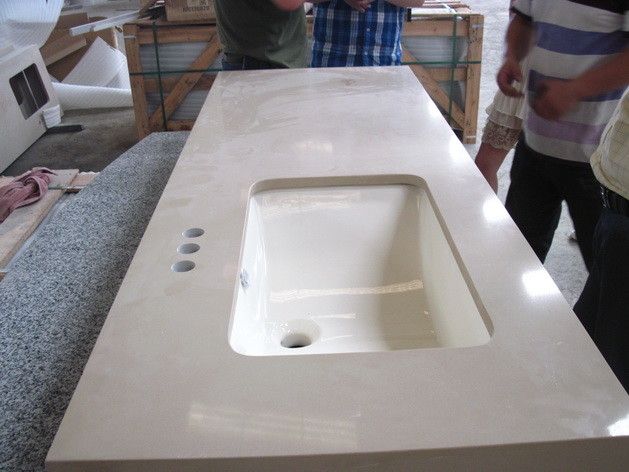 Commercial Bathroom vanity top remodelling Customized engineering ...