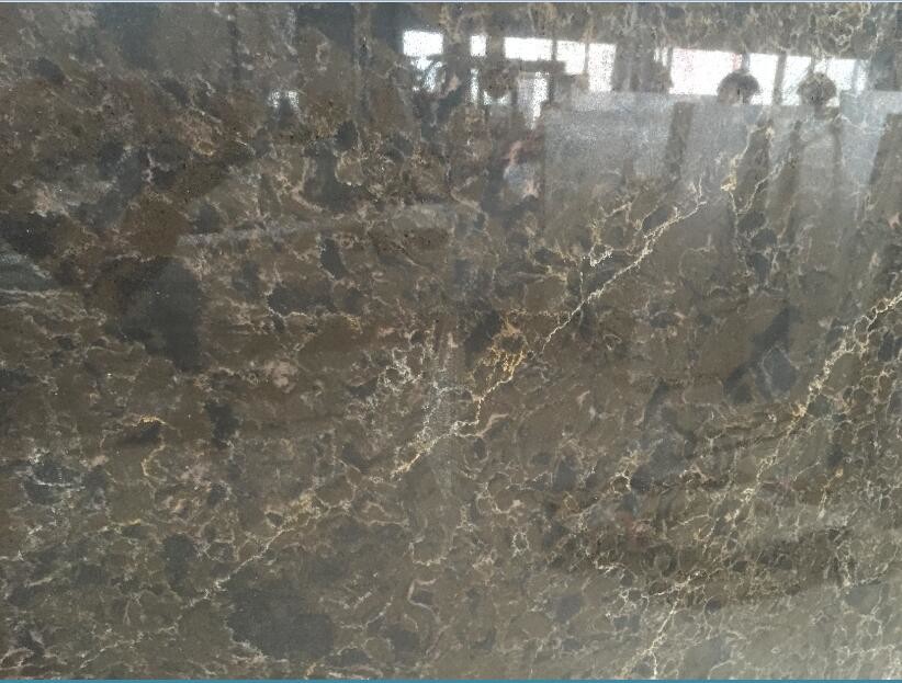 Artificial Black Quartz Countertops , High Purity Natural Quartz ...