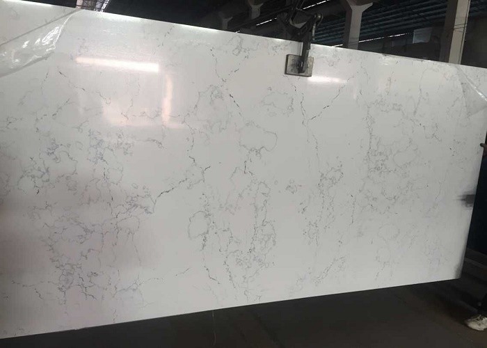 Colorful Quartz Countertop Slabs , Kitchen / Bathroom Natural Stone Slabs
