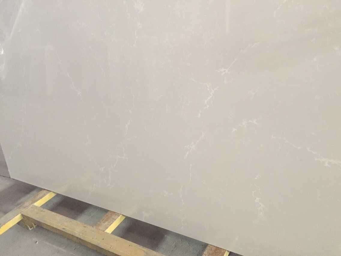 Prefab Quartz Stone Countertops For Home / Hotel Various Edge Optional