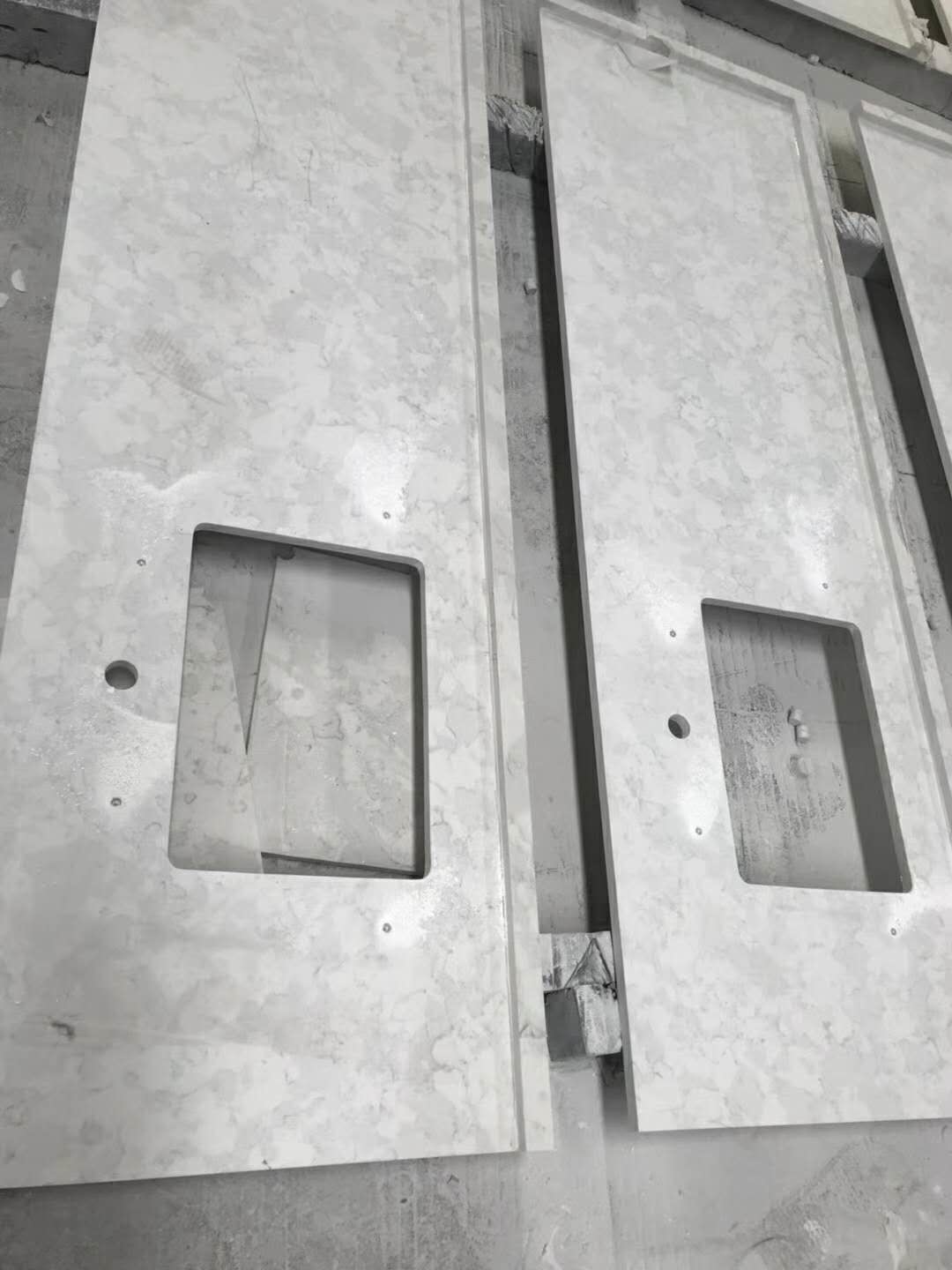 QS 963 Quartz Stone Slab , Floor and Wall quartz stone for kitchen ...