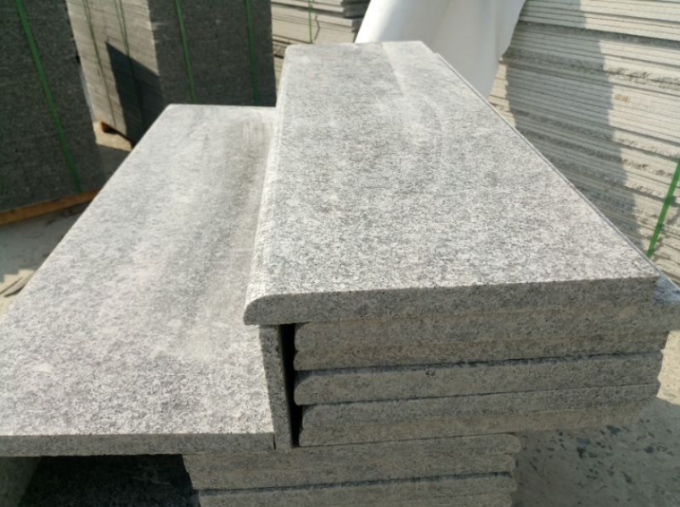Straight Granite Step Treads 2.79g / Cm3 Bulk Density 8.6 Hardness